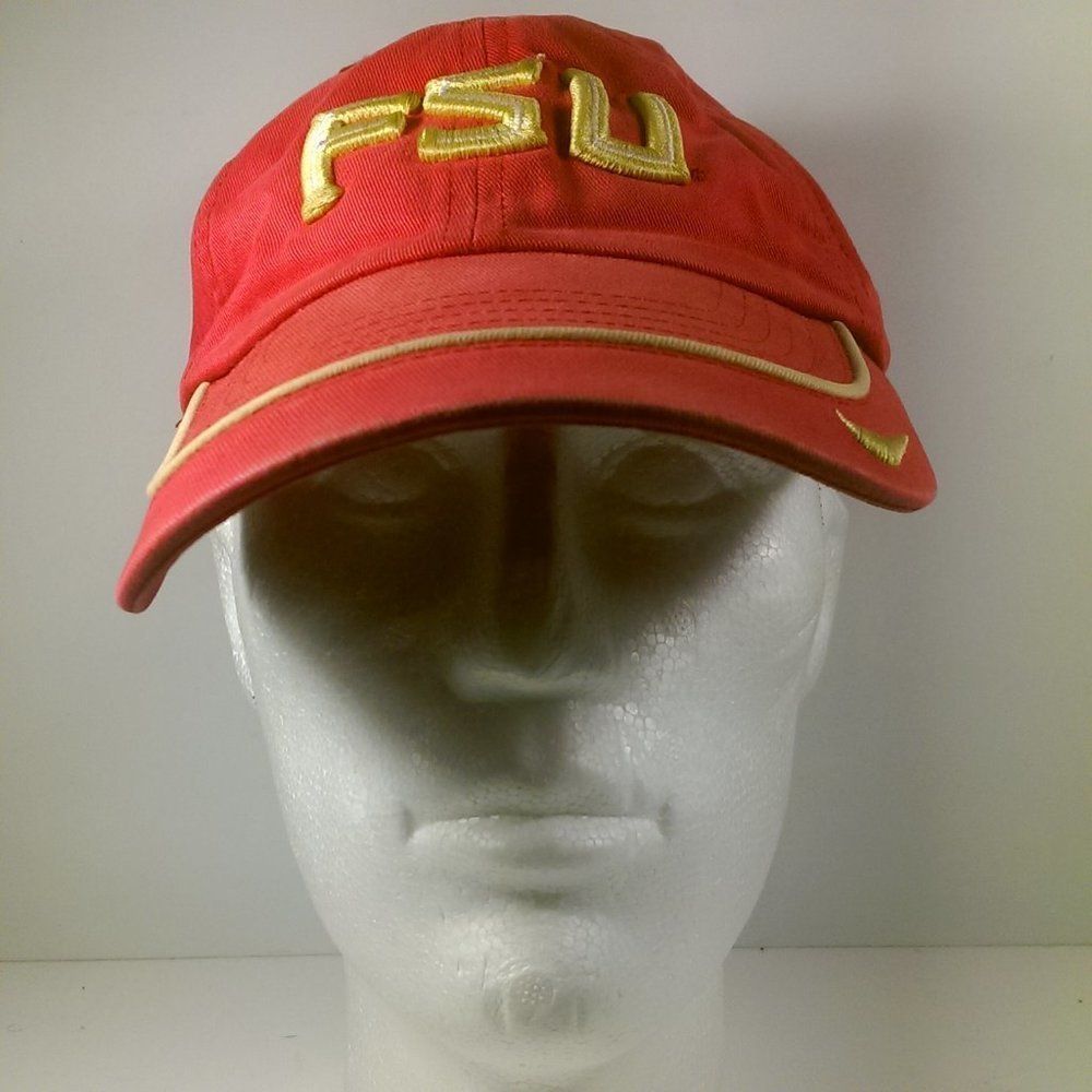 Nike Fsu Florida State University Logo Cap Hat - Gem